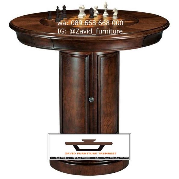 Jual Meja Papan Catur Kayu Jati Unik Terlaris Berkualitas
