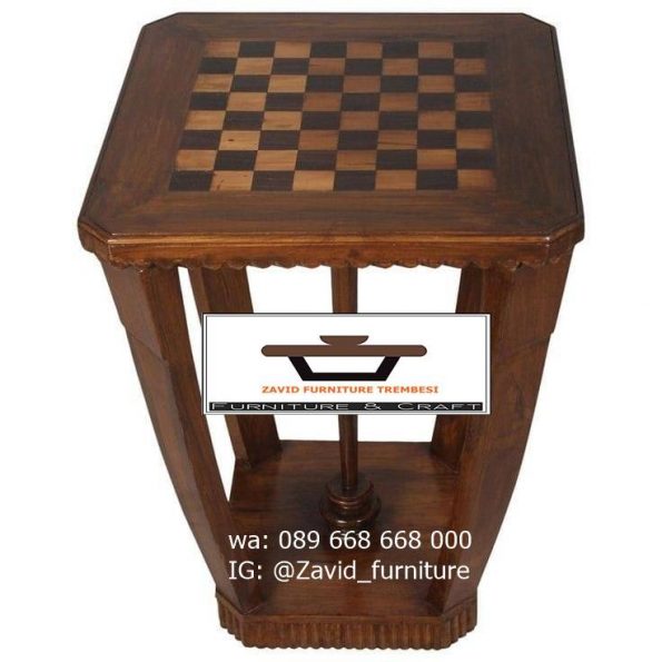 Jual Meja Papan Catur Kayu Jati Unik Terlaris Berkualitas