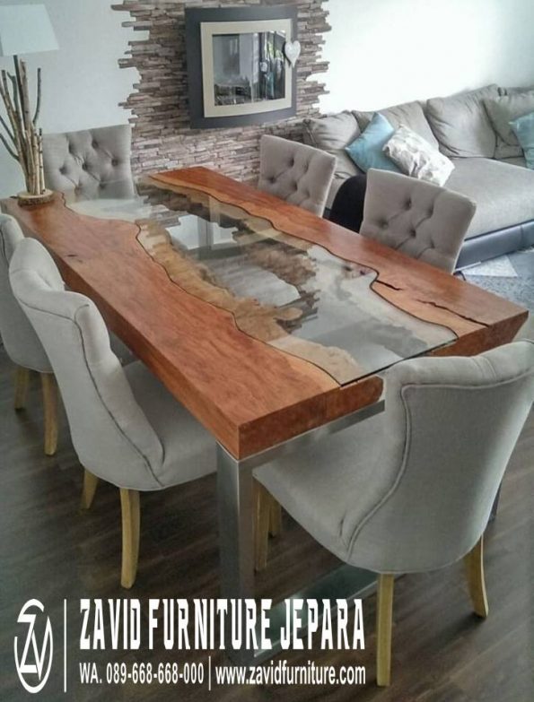 Meja Resin Bening Epoxy Harga Terjangkau Berkualitas