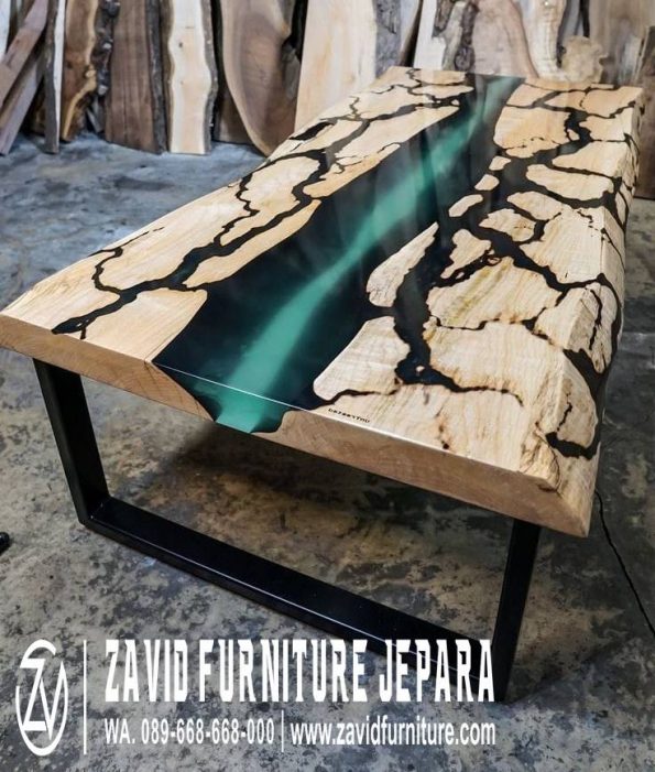 Jual Meja Resin Epoxy Kayu Solid Harga Murah