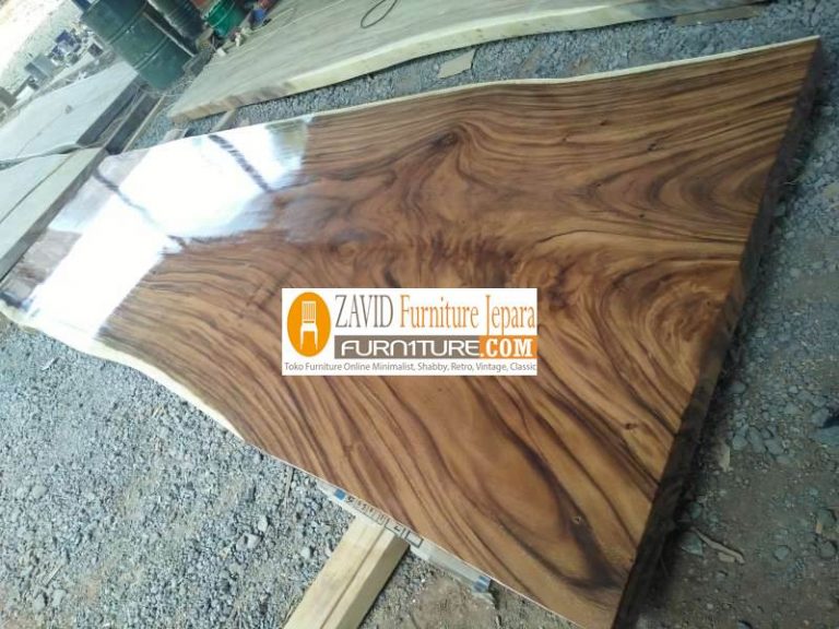 Papan Lebar Kayu Trembesi Minimalis Harga Murah