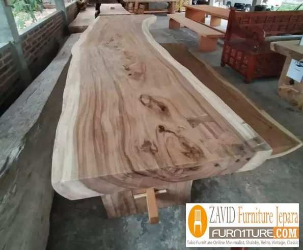 Papan Lebar Kayu Trembesi Minimalis Harga Murah