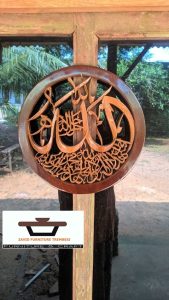 Custom kaligrafi Allah dan Muhammad